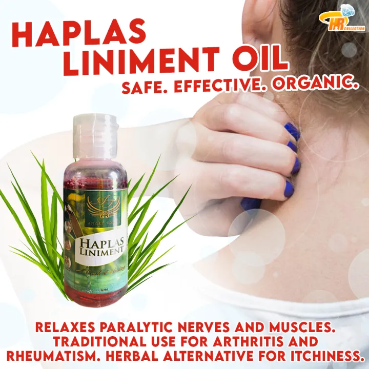 Haplas Liniment Oil 60ml Organic Safe and Effective 60ml | Lazada PH