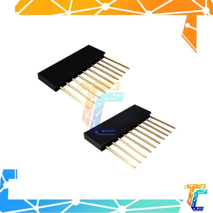 2pcs Pin Header 10pin 10 PIN Single Row Straight FEMALE PIN HEADER 2 ...