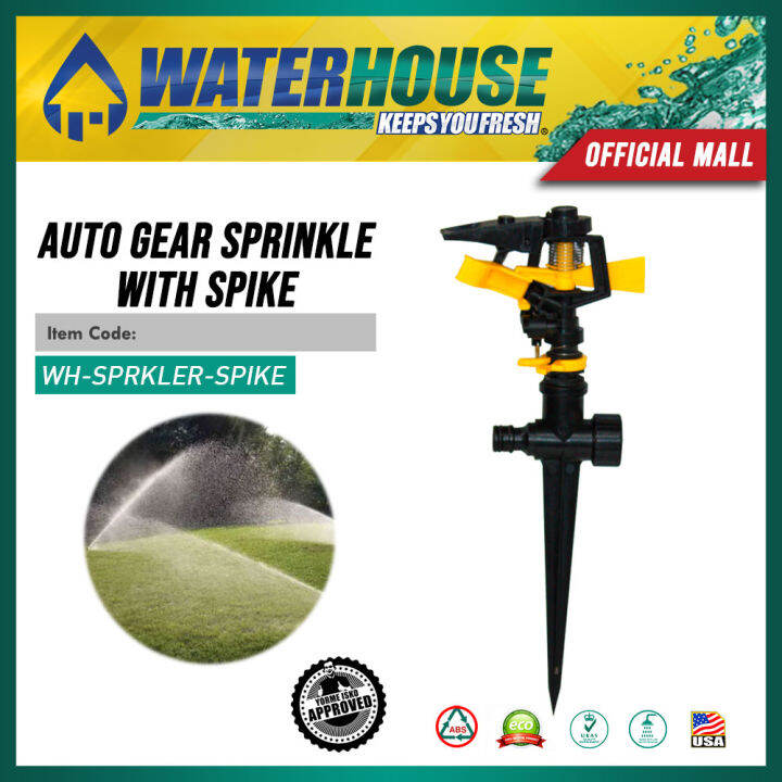 Waterhouse Auto Gear Sprinkle with Spike 20M Lawn Sprinkler Garden ...