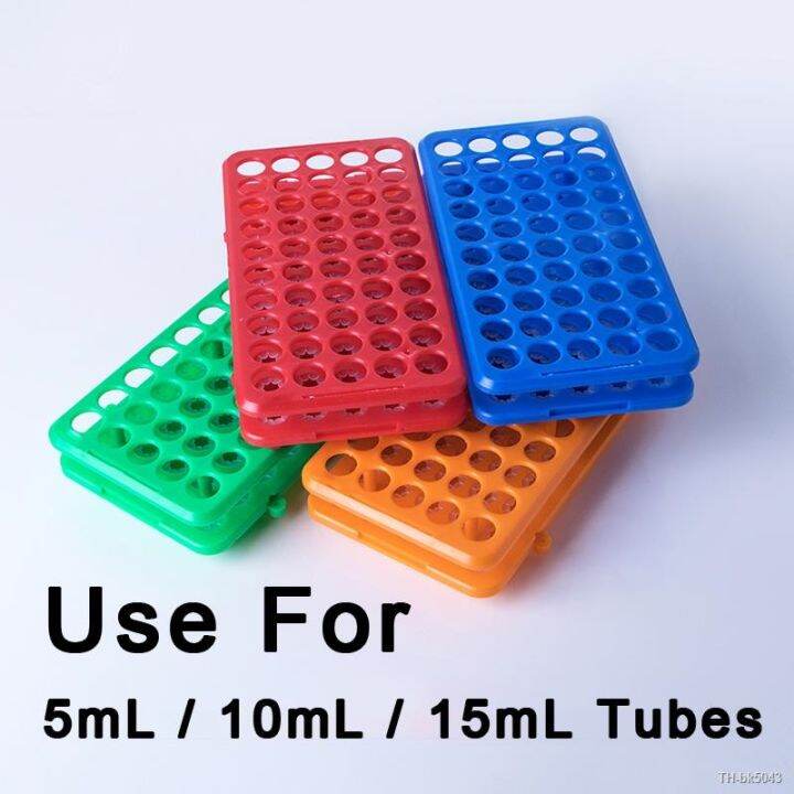 Plastic Test Tube Rack Holder Use for 5mL / 10mL / 15mL Laboratory Test ...