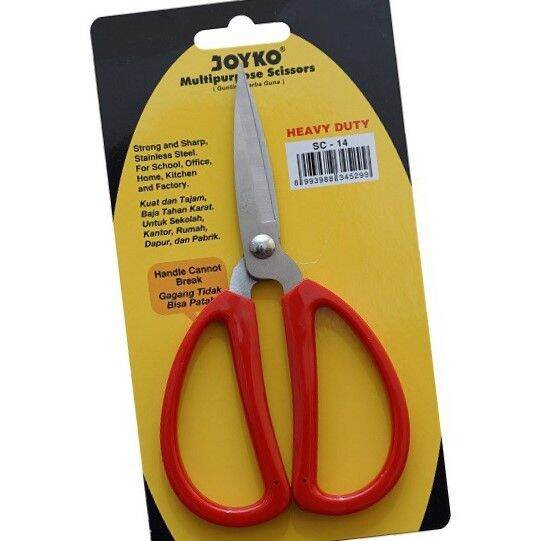 Scissors / Gunting Joyko SC-14 Heavy Duty / Gunting Kuat Dan Tajam ...