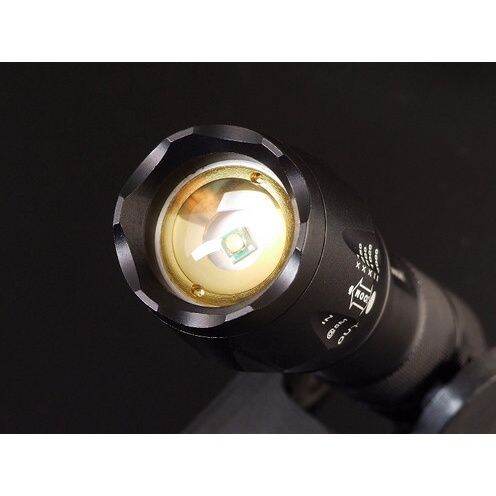 Senter LED Super Terang 2000 Lumens Solid Body - Jarak Tembak sd 500 ...