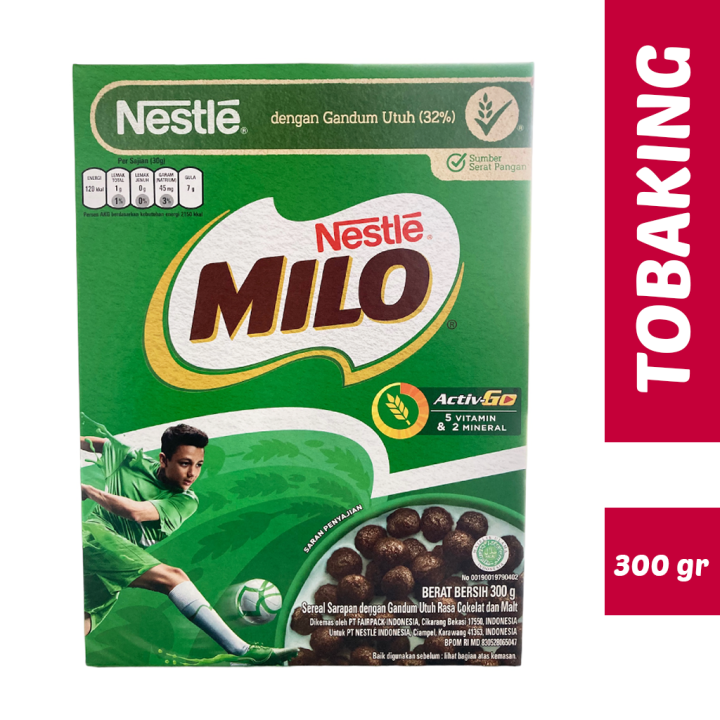 Milo Sereal Ball Nestle 300 gr cereal gandum cokelat dan malt | Lazada ...