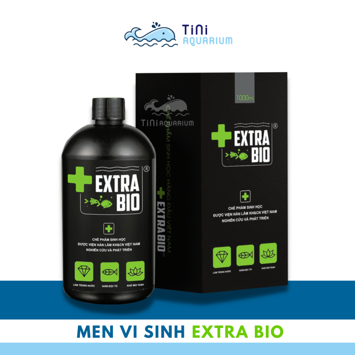 [HCM] Vi sinh Extra Bio (ExtraBio) vi sinh làm trong nước bể cá cảnh chai dung tích 250ml 500ml ...