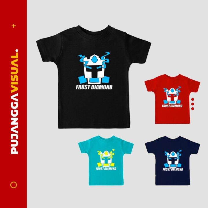 Kaos Frost Diamond Youtuber Streamer Distro Gamer Baju Gaming Ukuran ...