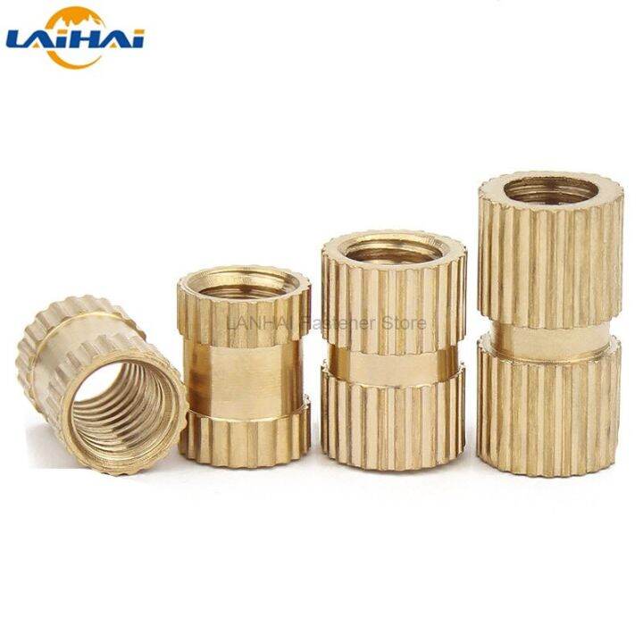 （NEW Nut）10/25/50pcs M2 M2.5 M3 M4 M5 M6 M8 M10 Solid Brass Pure Copper Metric Thread Injection ...