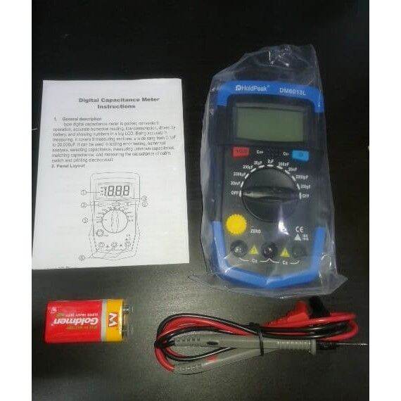 CAPACITOR MEASURE ELECTRIC METER (UF) DIGITAL PROFESSIONAL MULTIMETER ...