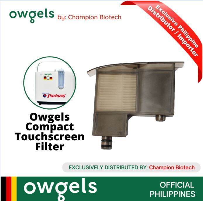 Owgels FILTER Compact Touchscreen Oxygen Concentrator with Atomizing ...