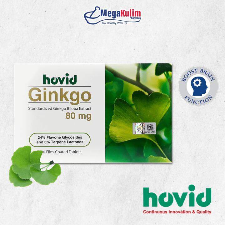 Hovid Ginkgo 80mg 10 Tab | Lazada