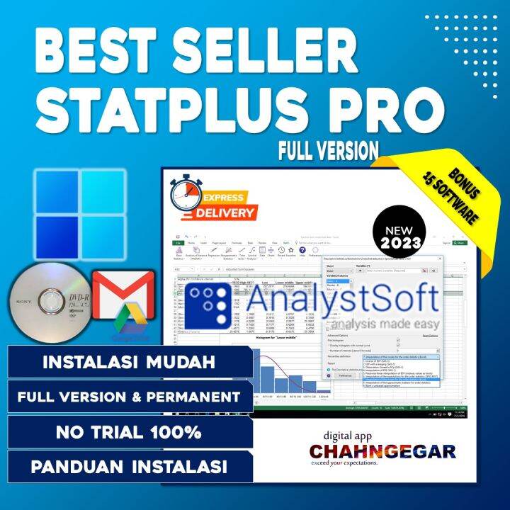 StatPlus Pro 2023 Full Version AnalystSoft StatPlus Pro Software ...