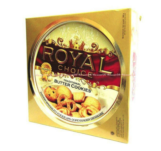 Royal Choice Butter Cookies 960gr Biskuit Dengan Rasa Reyah Kue Kaleng ...