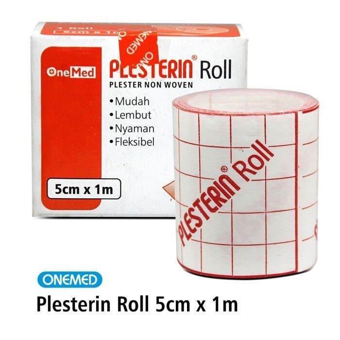 Plester Luka Plesterin Roll 5cm x 1m Onemed | Lazada Indonesia