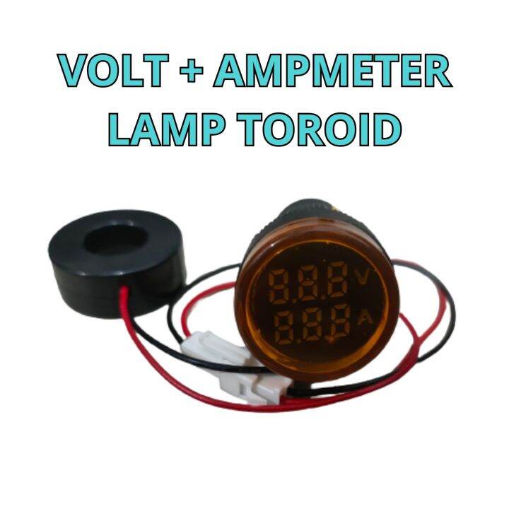 PILOT LAMP LED VOLT AMPERE METER 22MM 450V 100A | Lazada Indonesia