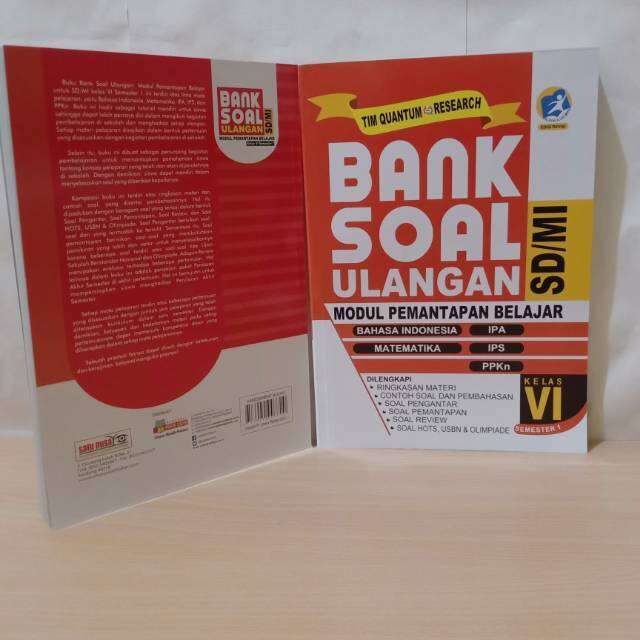 BUKU BANK SOAL ULANGAN MODUL PEMANTAPAN BELAJAR SD/MI KELAS VI SEMESTER 1 | Lazada Indonesia