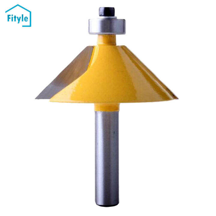 Fityle 45 Degree Chamfer & Bevel Edge Forming Router Bit Cutter Tools ...