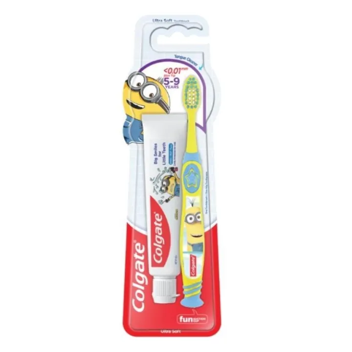 Colgate Kids Minion Toothpaste 40g + Toothbrush | Lazada