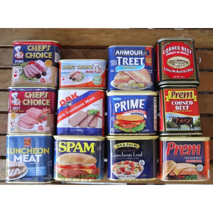 X7ckUDIE ⚡️ Luncheon Meat Corned Beef Palm Prem Spam Ox Palm Dak Prime ...