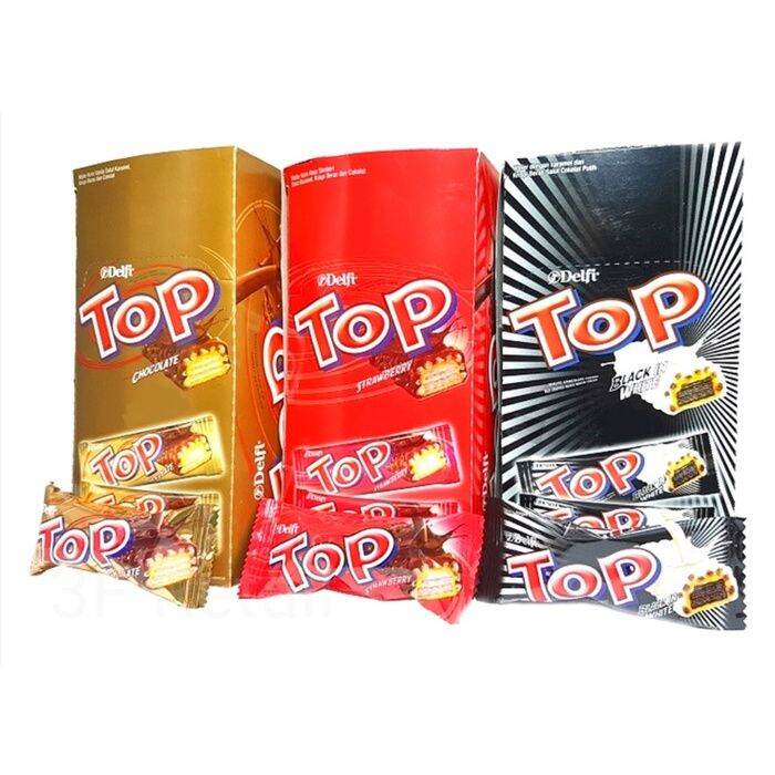 Delfi Top Wafer 1 Box Isi 24 Pcs Sachet Coklat | Lazada Indonesia
