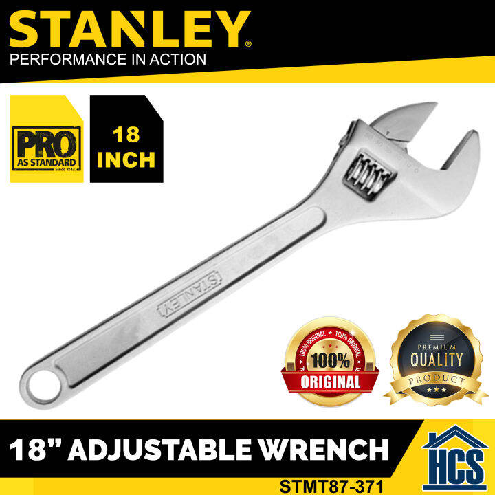 Stanley Adjustable Wrench 18 Inch (87-371) | Lazada PH
