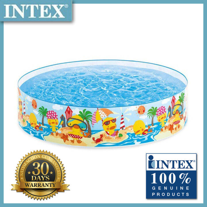 Intex 58477 Duckling Snapset Paddling Pool 4ft x 10 in | Lazada PH