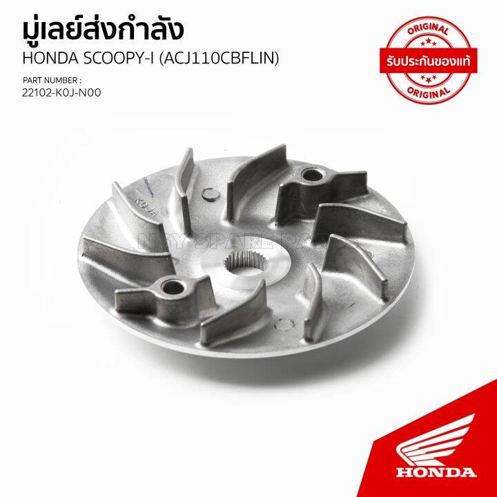 หน้าสัมผัสที่อยู่กับที่ของพูลเลย์ขับ หรือชามใบพัด รถ scoopy i ปี 2021 ...