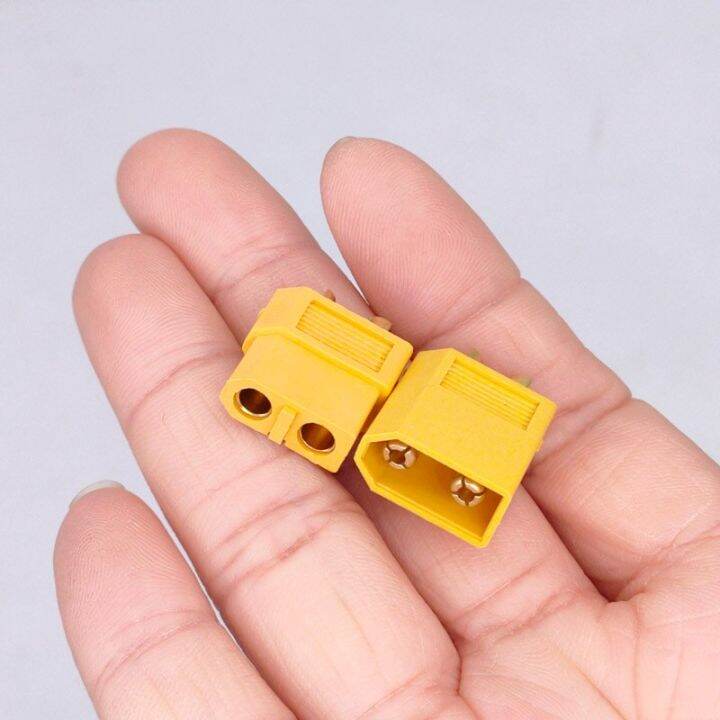 10PCS Mountable XT60 Male Plug Connector Model Aircraft Power Battery ...