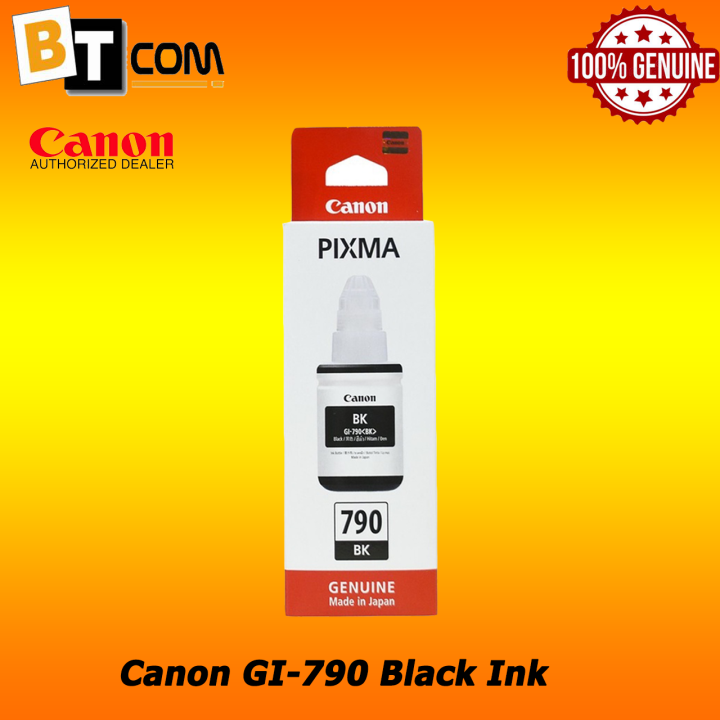 Canon GI-790BK Black Original Ink Bottle | Lazada