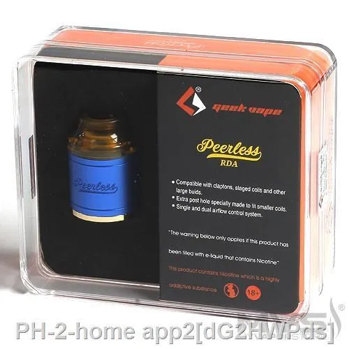 Geekvape Peerless RDA Tank w/Squonk Pin 24mm Authentic/Legit | Lazada PH