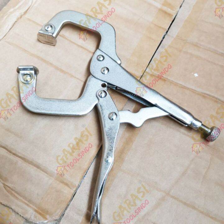 tang c clamp 7 tang jepit buaya model C swivel clamp klem jepit kayu ...