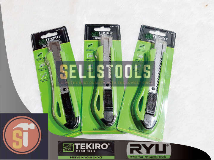 Tekiro Pisau Cutter 18 mm / Kater Besar Tekiro 18mm merk TEKIRO RYU ...