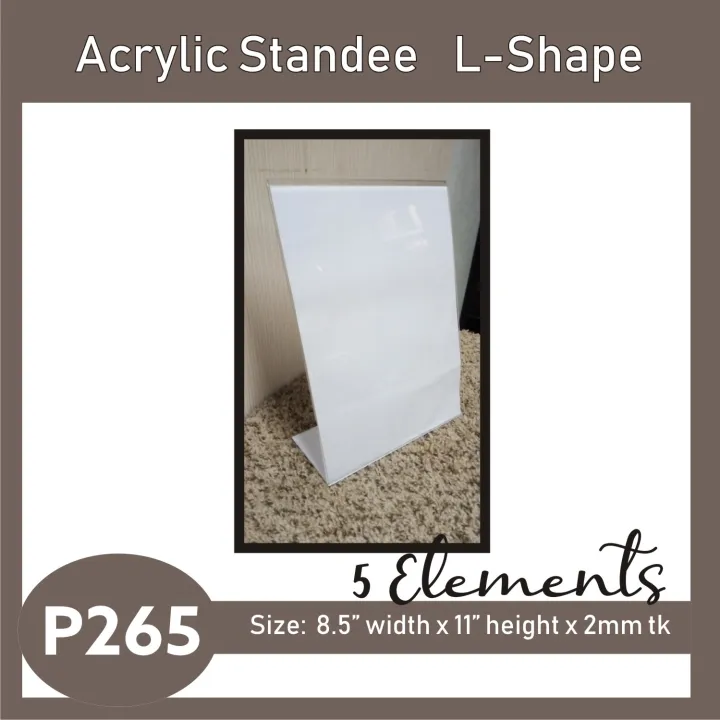 Acrylic Standee L-SHAPE | Lazada PH