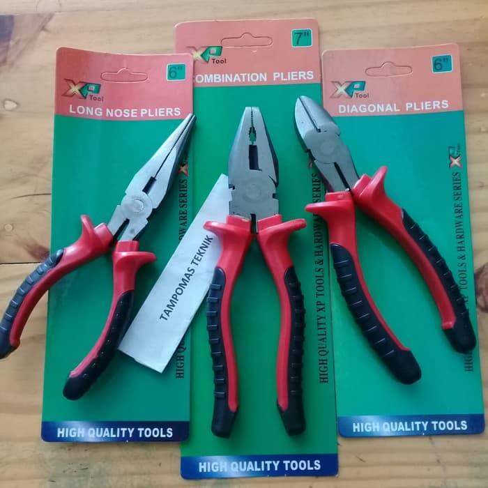 Tang Set 3bh XP Tang Kombinasi 7" Tang Lancip 6" Tang Potong 6 ...