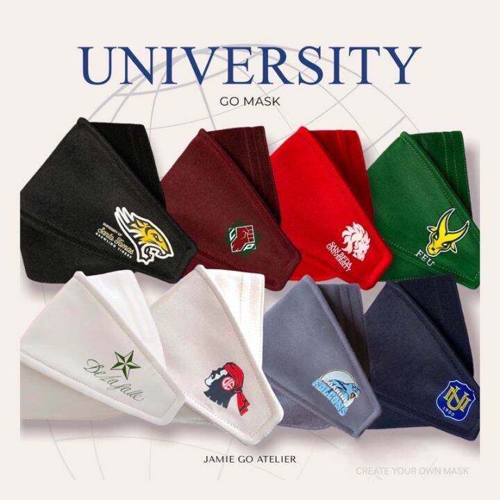 UNIVERSITY mask by Jamie Atelier | Lazada PH