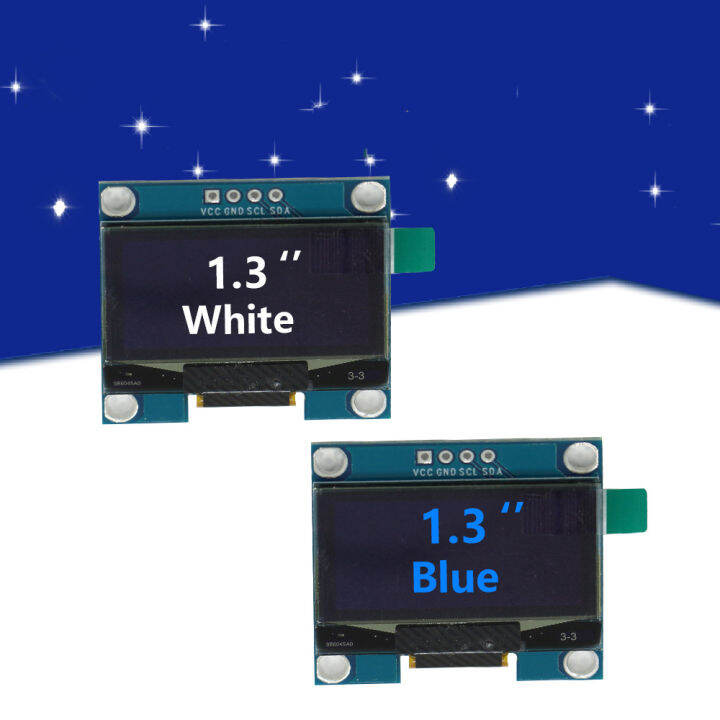 1 3 Oled Module 1 3 Inch Display Module White Blue 128x64spi Iic I2c