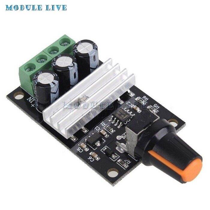 Dimmer DC PWM Motor LED 6-28v 3A Kecepatan speed controller kontroler ...