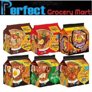 ⚡24hour Delivery⚡MYOJO INSTANT NOODLE CHARMEE / MEE GORENG / MEE POK / MEE GORENG SPICY 80GX5 ...