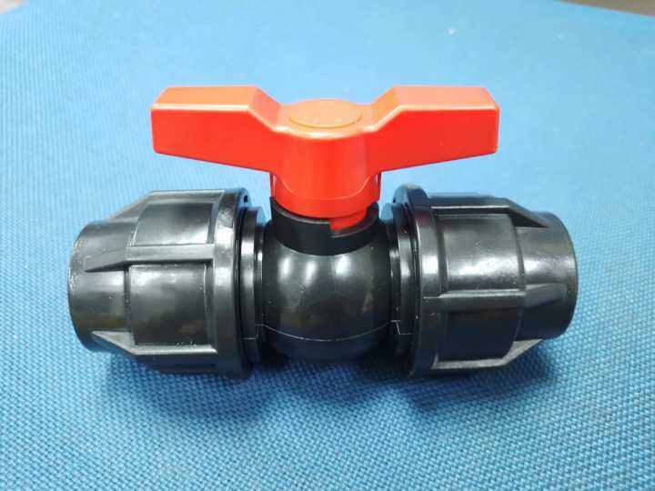 heavy duty pp compact ball valve 20mm 25mm 32mm POLY PIPE HDPE PP ...
