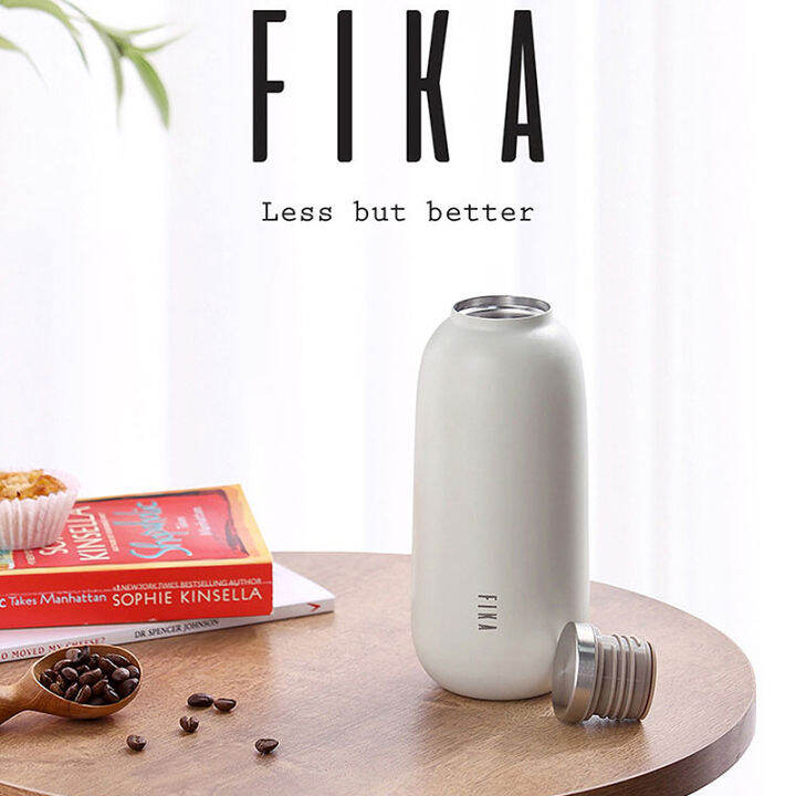 NEOFLAM FIKA Round Bottle Thermos (400ml) Ivory | Lazada PH