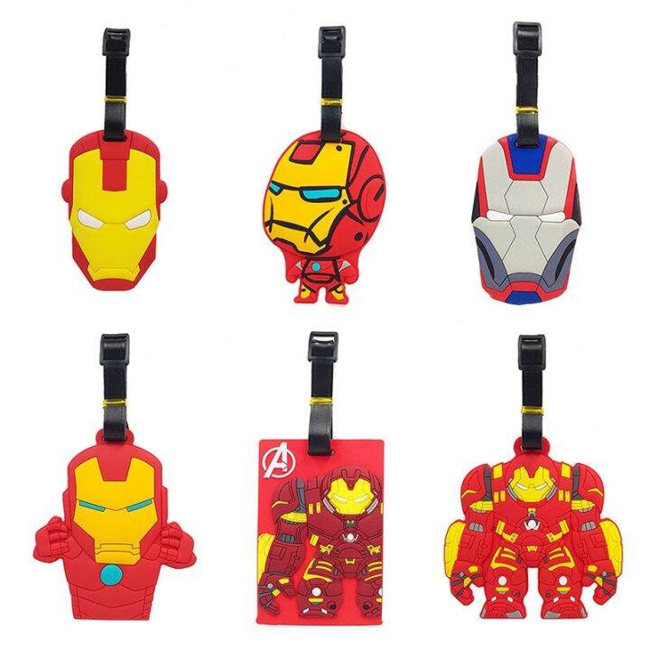 Travel Essential Name Tag Anti-Lost Name Tag Iron Man Listing Trolley ...
