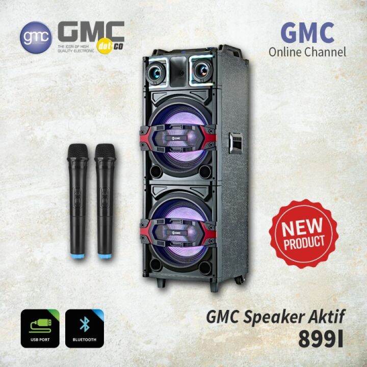 SPEAKER MEETING PORTABLE GMC 899I / 899 I BLUETOOTH | Lazada Indonesia