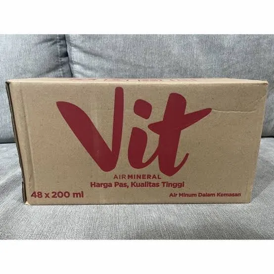 Vit gelas 220ml 1 dus isi 48 | Lazada Indonesia