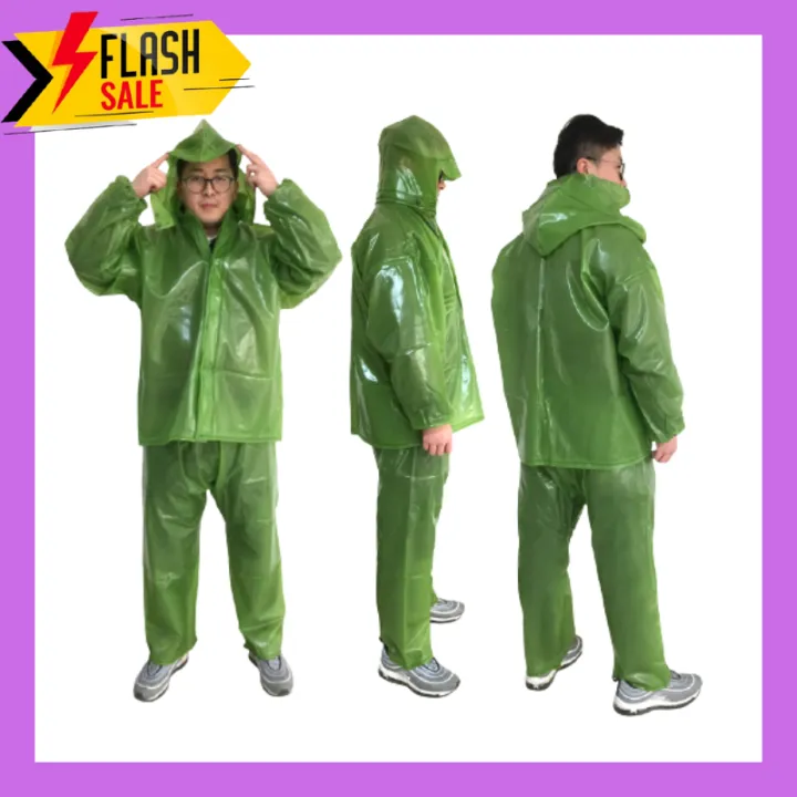 The Original 100% Rubberized Green Kapote / High Quality Vulcanized ...