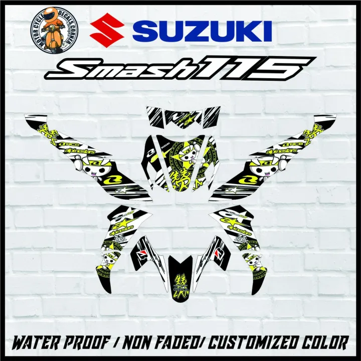 Explosive models Suzuki Smash 115 Body Decals Sticker - Racing Boy ...
