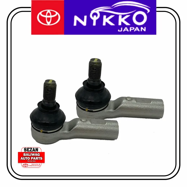 NIKKO JAPAN TOYOTA FORTUNER HILUX 2016-2022 TIE ROD END SET OF 2 45046 ...
