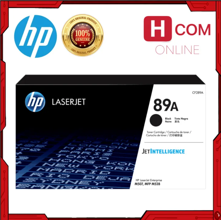 HP 89A BLACK LASERJET TONER CARTRIDGE - CF289A [100% ORIGINAL] | Lazada