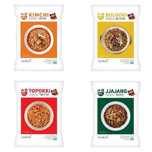 ♩Samyang Ramen Kimchi Bulgogi Jjajang Topokki Instant Noodles 80g ...