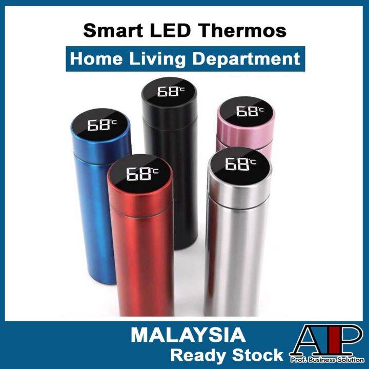 500ml Fashion Smart Temperature Flask LED Display Vacuum Thermal Flask ...