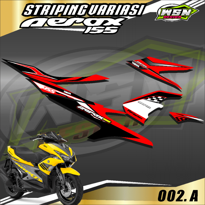 STICKER KEREN-Sticker Striping Aerox 155 002 - Stiker Variasi Motor ...