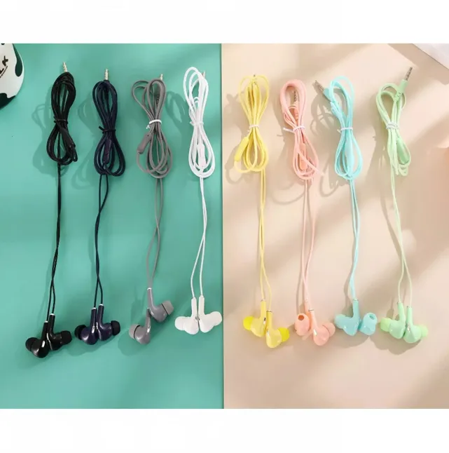Original U28 Macaroon In-Ear Earphone Universal Headset with Microphone ...