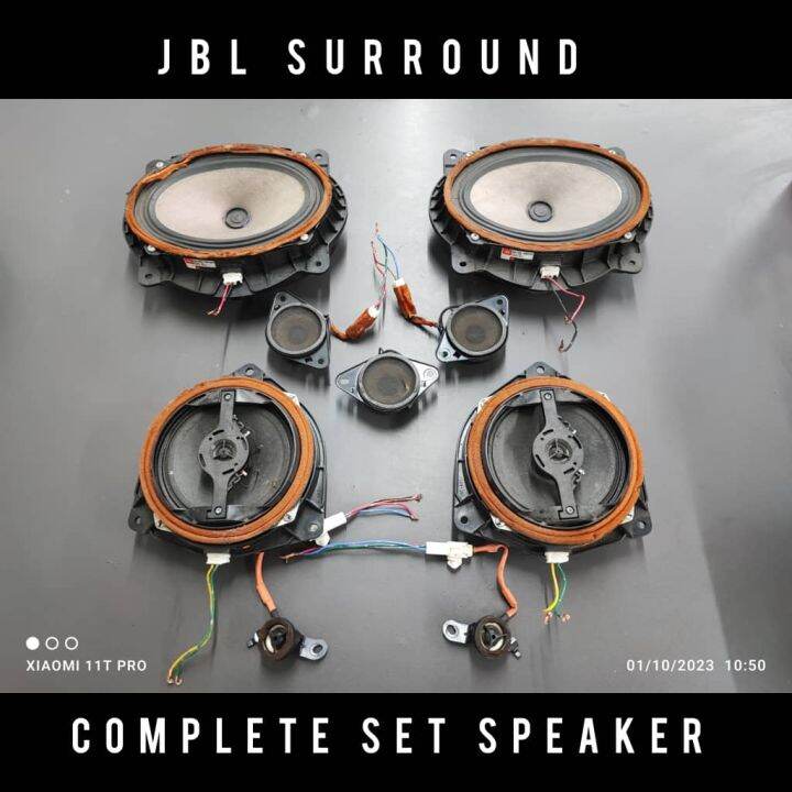 Genuine JBL Surround Speaker System Complete Set For Toyota Harrier ...